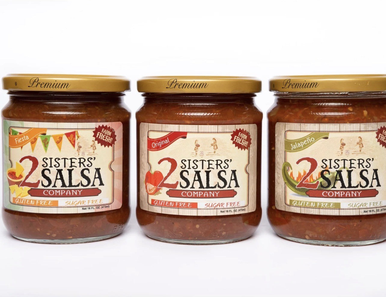 2 Sisters' Salsa Sampler 3 pk – 2 Sisters' Salsa Company